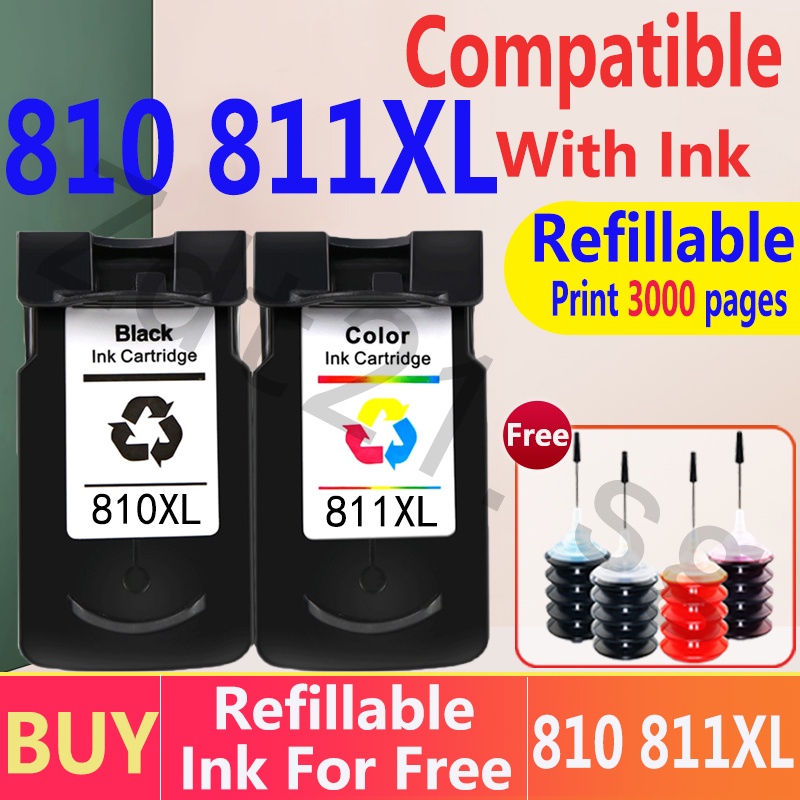 Compatible Canon 810XL Canon 810 Cartridge Canon 810 Printer Ink Refill ...
