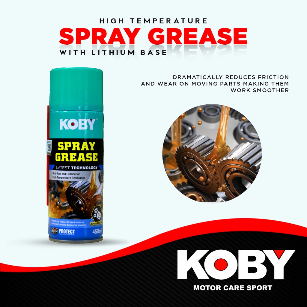 KNIGHT KOBY SPRAY GREASE WITH LITHIUM BASE 450ML | Shopee Philippines