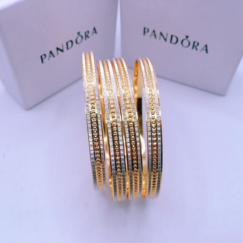 Elegant Laser bangles Set of jewelries 10k Bangkok gold | Shopee ...