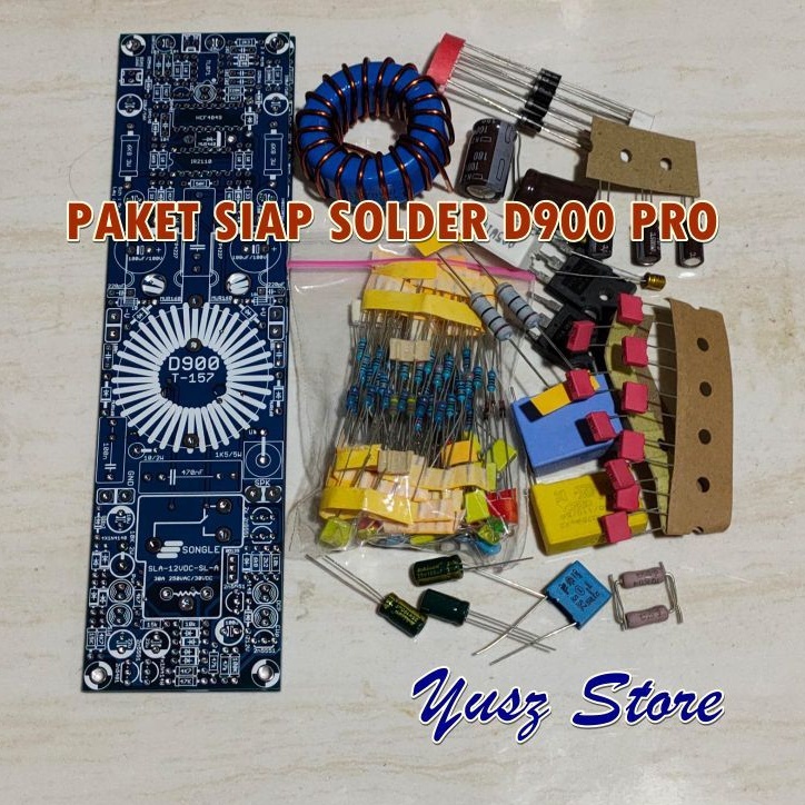 DIY D900 Protector Class D Power Amplifier PCB and complete components ...
