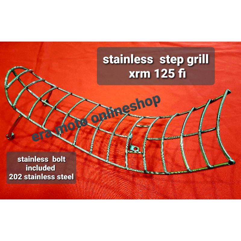 Stainless Step Grill Xrm 125 fi Old / First Generation / V1 | Shopee ...
