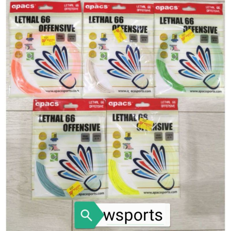 Apacs Lethal 66 Badminton String Original | Shopee Philippines