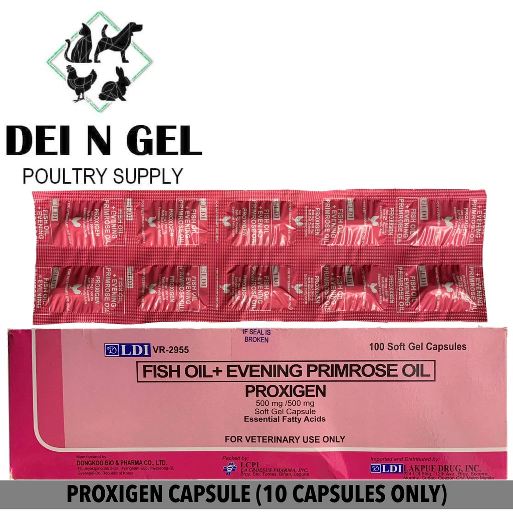 LDI PROXIGEN CAPSULE FOR GAMEFOWL (10 CAPSULES ONLY) | Shopee Philippines