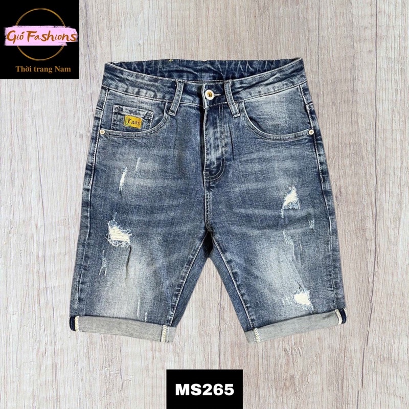 High quality men's Jean shorts, blue men's shorts made of comfortable ...