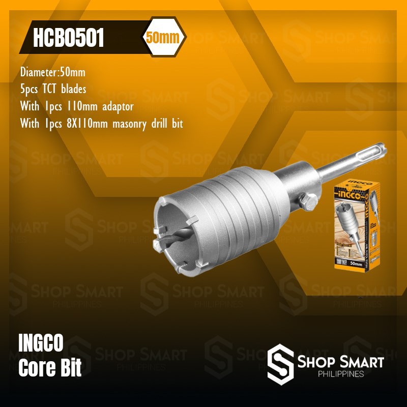 INGCO Hole Core Bit 50mm (HCB0501) | Shopee Philippines