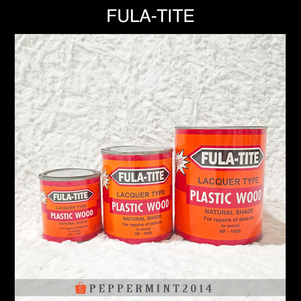 Fula-tite Fulatite Lacquer Type Plastic Wood Dough Natural Shade for ...
