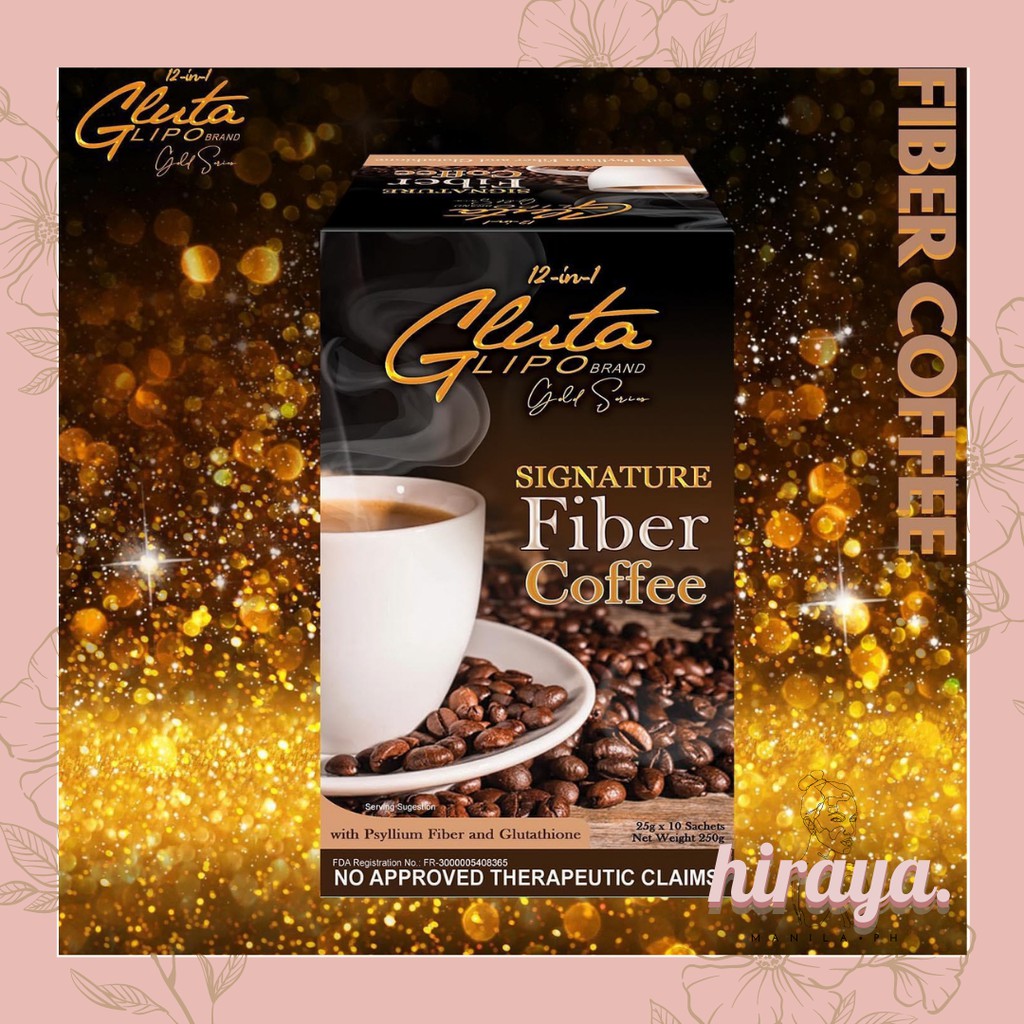 12 IN 1 GLUTALIPO GOLD SERIES - SIGNATURE FIBER COFFEE ENDORSED BY ...