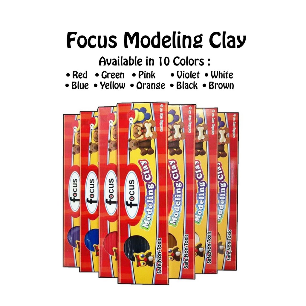 Focus Modeling Clay / Clay Bar [Single Color] | Shopee Philippines