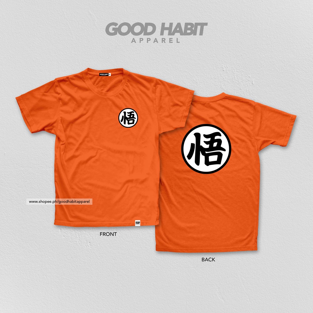 DRAGONBALL GOKU ORANGE SHIRT (GoodHabitApparel) | Shopee Philippines