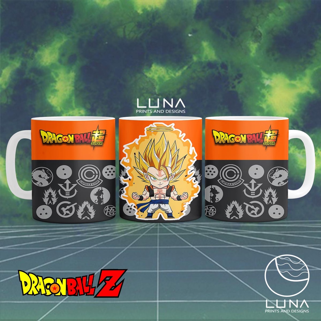 Dragon ball chibi Mug Collection Goku, Gohan, Cell, Brolly, Beerus ...