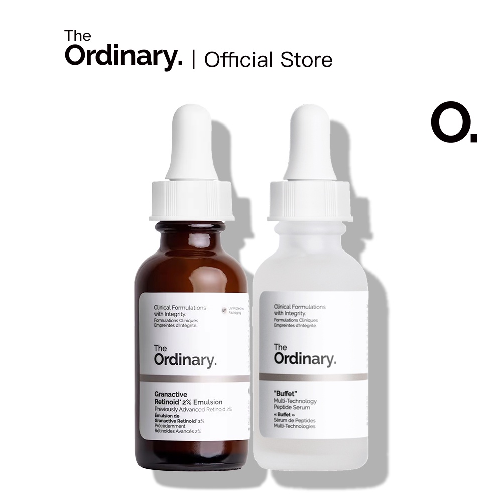 The Ordinary Anti-aging and Anti-wrinkle Set - "Buffet" & Granactive ...