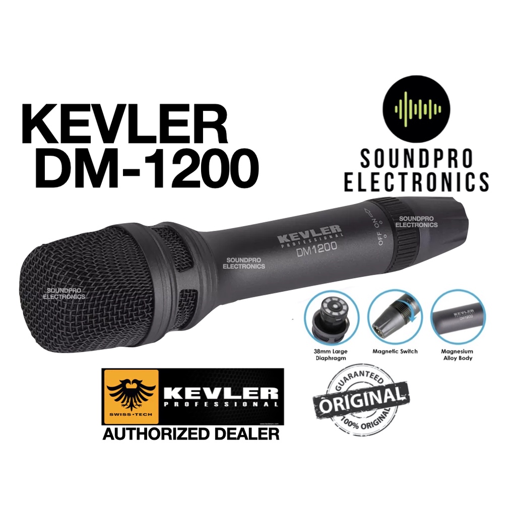 ORIGINAL KEVLER DM-1200 Wired Handheld Microphone | Shopee Philippines
