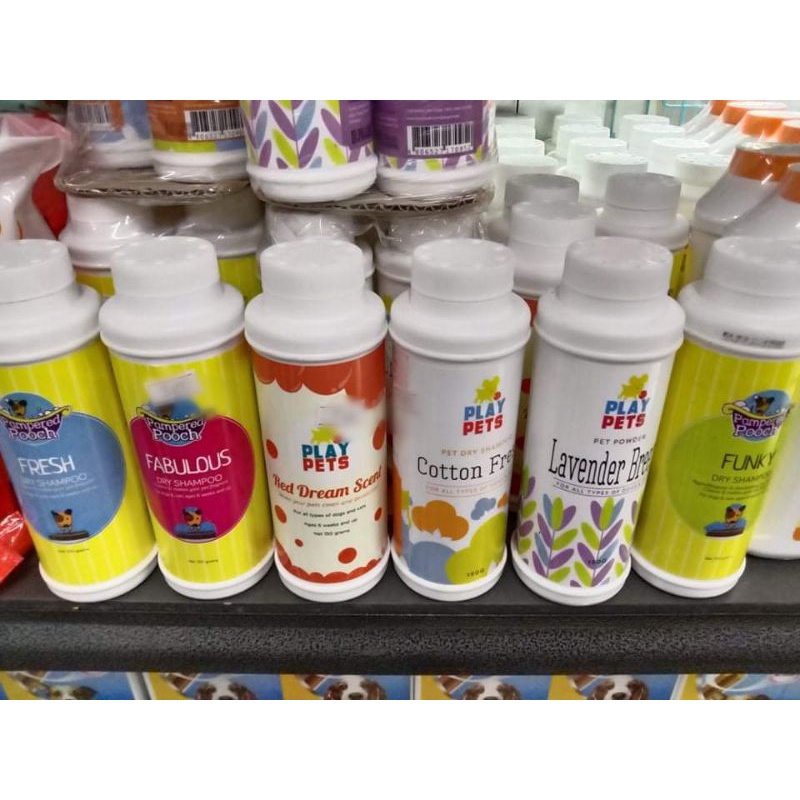 Play Pets Pet Powder/Dry shampoo for Dogs and Cats 150g. | Shopee ...
