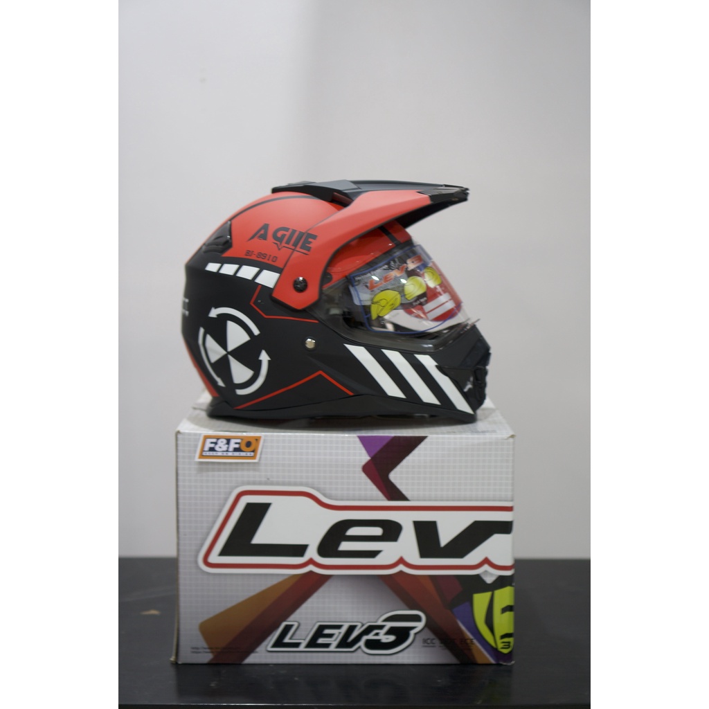 HELMET DUAL SPORT LEV-3 | Shopee Philippines