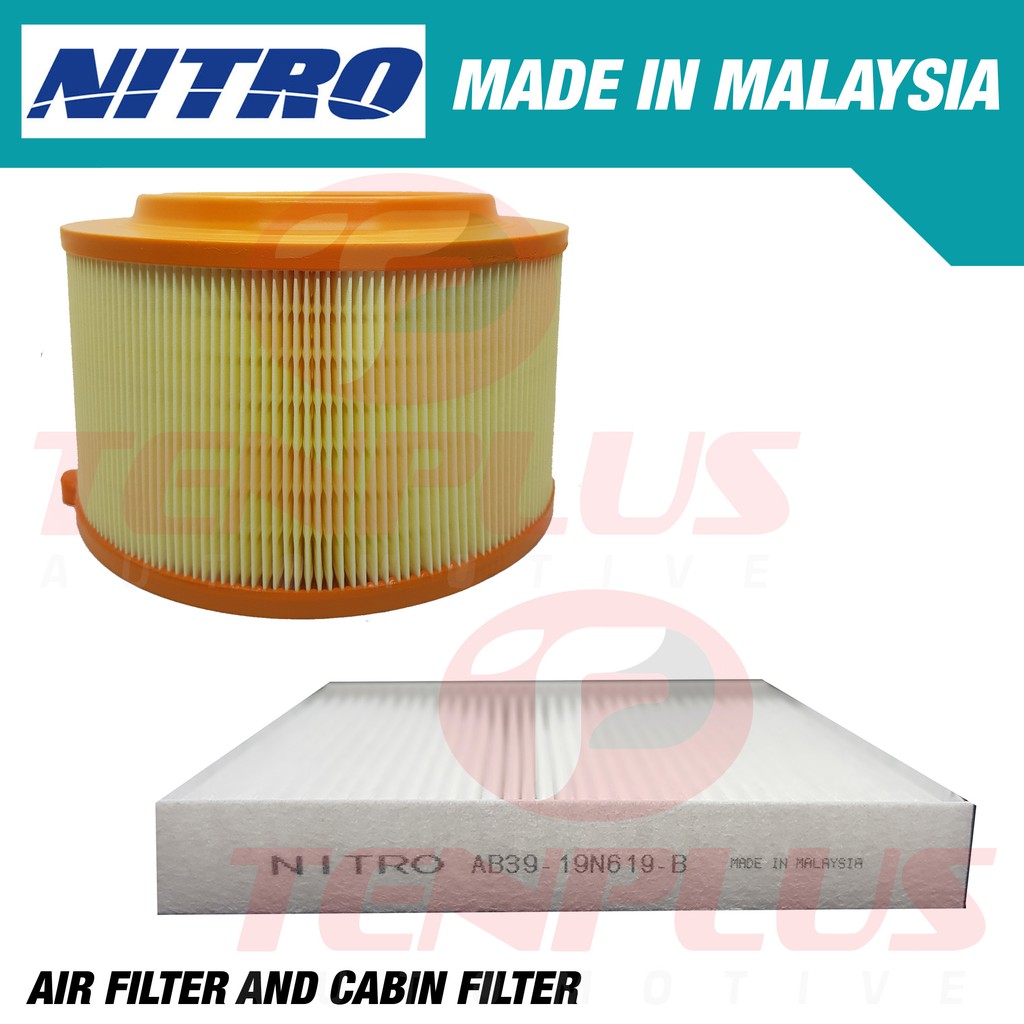 NITRO Air And Cabin Filter Ford Ranger 2.2 Tdci Diesel 2012-2018 ...