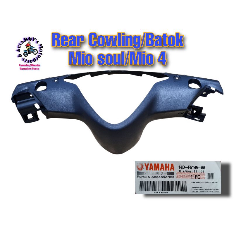 Mio soul/Mio 4 Rear cowling/Batok(Yamaha Genuine) | Shopee Philippines
