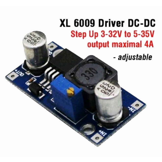 Xl6009 DC-DC 4A Adjustable Step Up Only Module DC XL-6009 | Shopee ...
