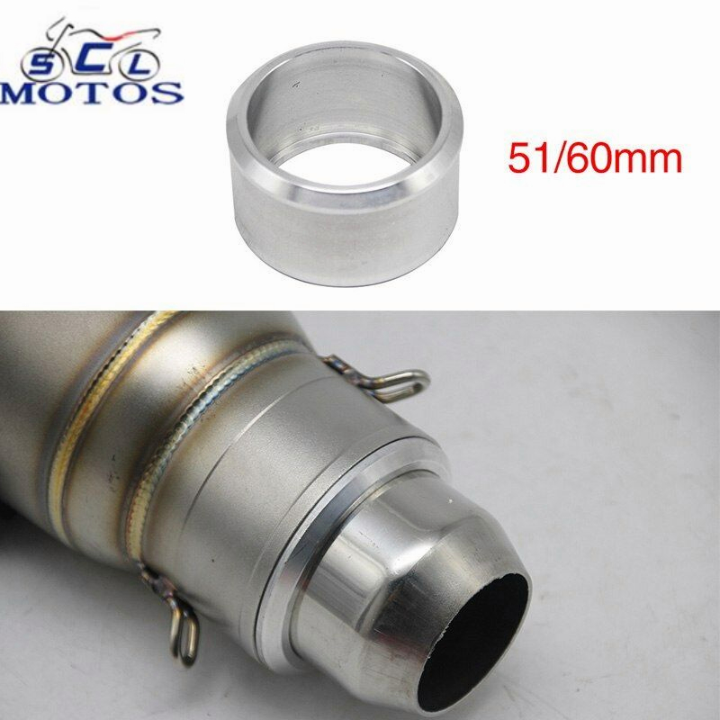 Adapter Pipe to Convertor Motorcycle 51MM Connector 1PC Adapter 60MM ...