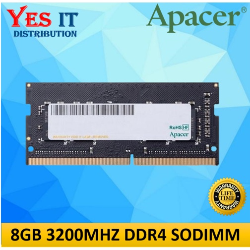Apacer 8GB DDR4 3200MHz SODIMM RAM | Shopee Philippines