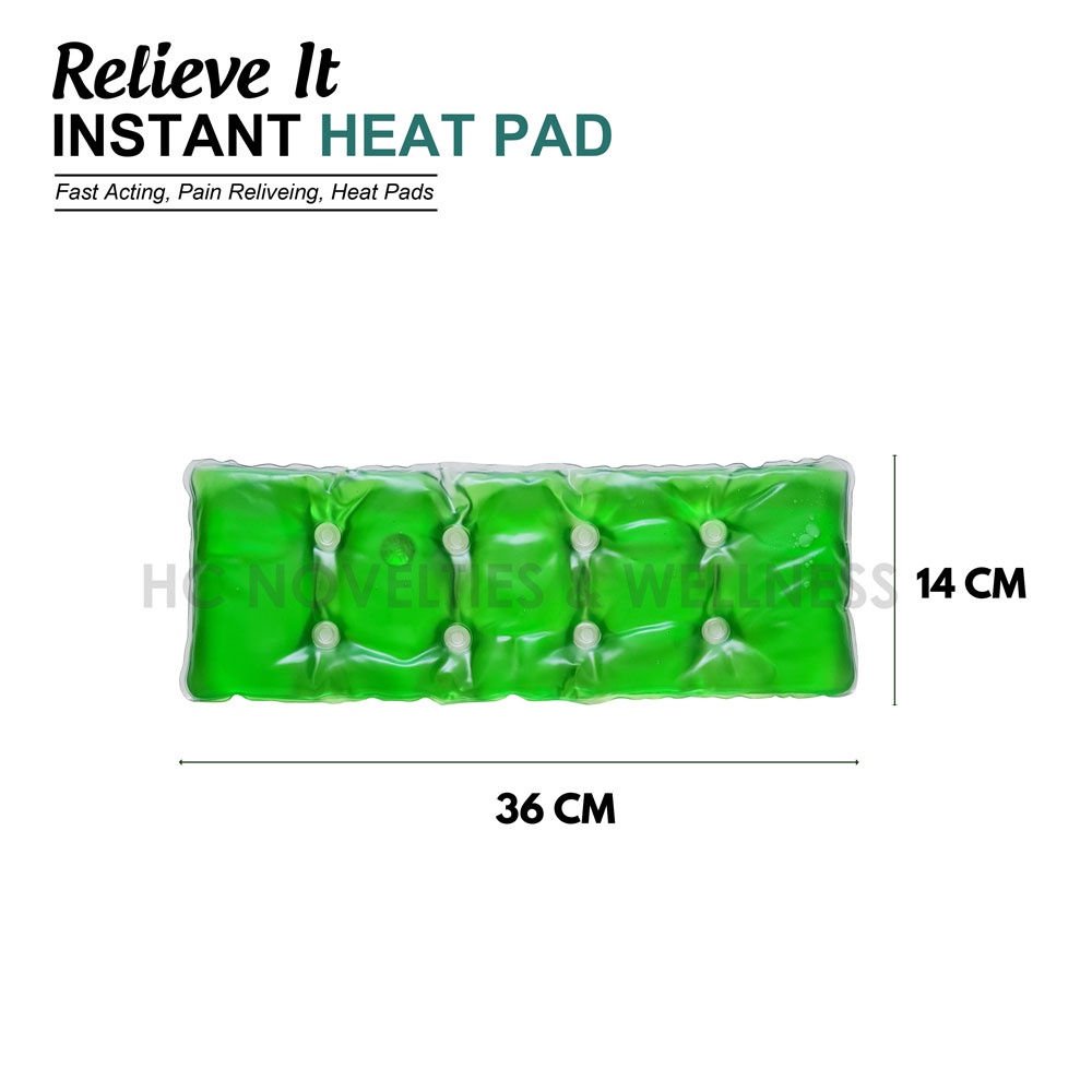 Magic Heat Pack - Relieve It™ Knee Pad for instant relief with black ...