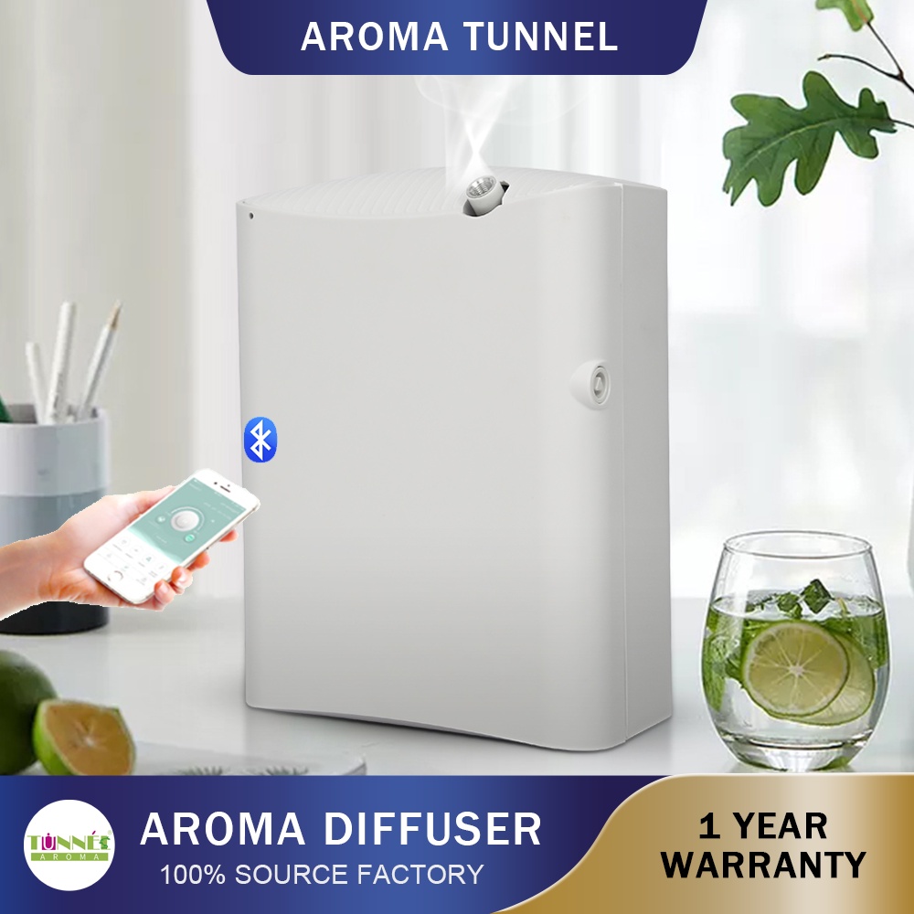 AROMA TUNNEL 500ML 4500Sqft Waterless Essential Oil l Diffuser Smart ...