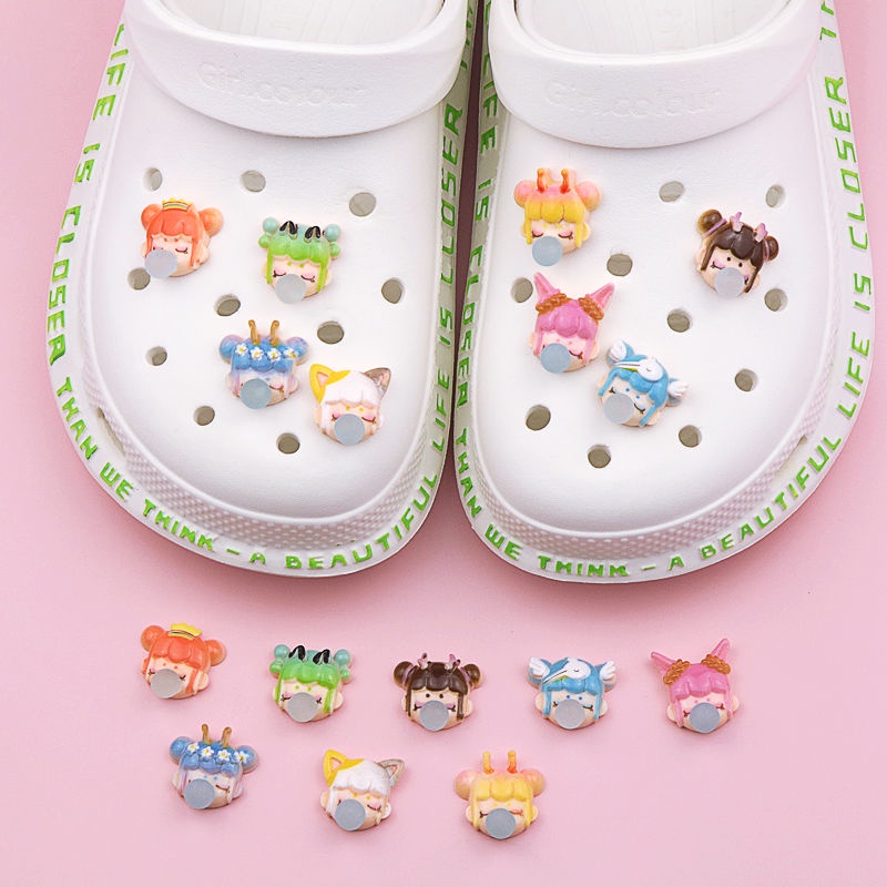 8pcs 2022 New Button Shoes Charm -croc /jibz /Button croc /Charm/DIY ...