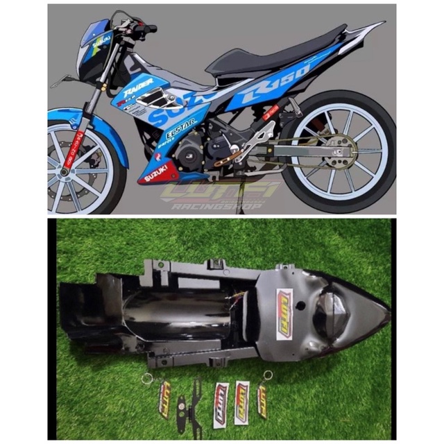 Undertail satria fu Custom / Spakbor fu FULLSET Curved Model ...