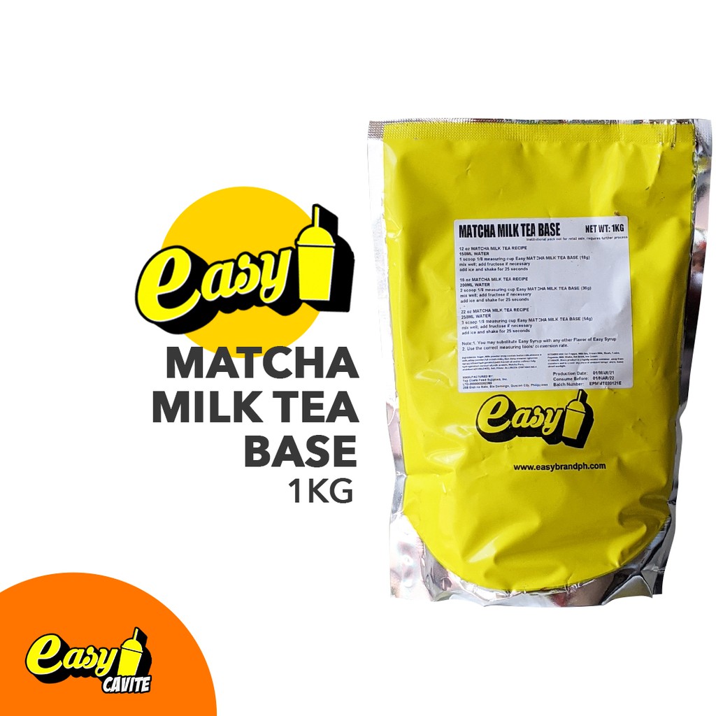 Easy Brand Matcha Milk Tea Powder 1kg | Shopee Philippines