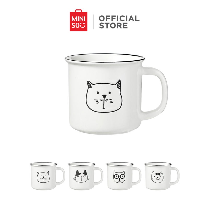 MINISO Cartoon Cat Mug 390ml | Shopee Philippines