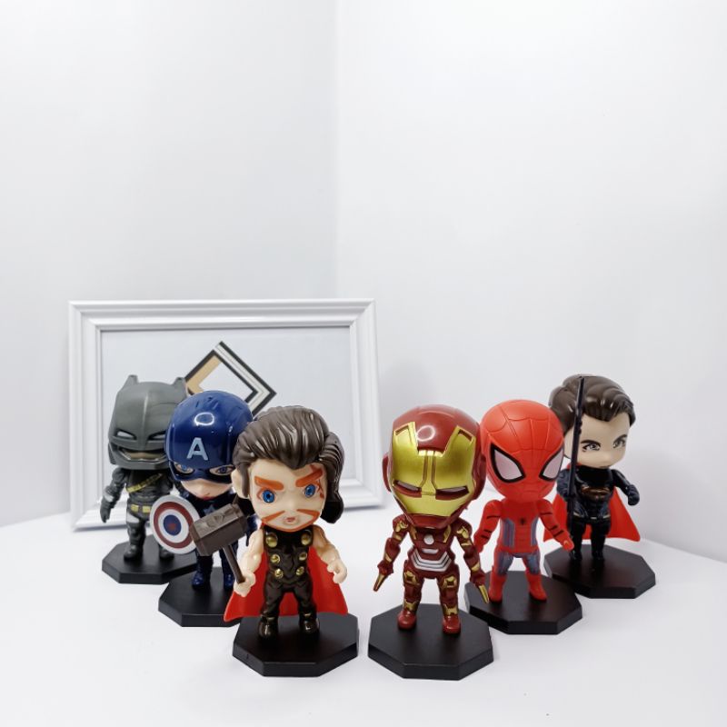 Superhero Mini Figures with Base Plate | Shopee Philippines