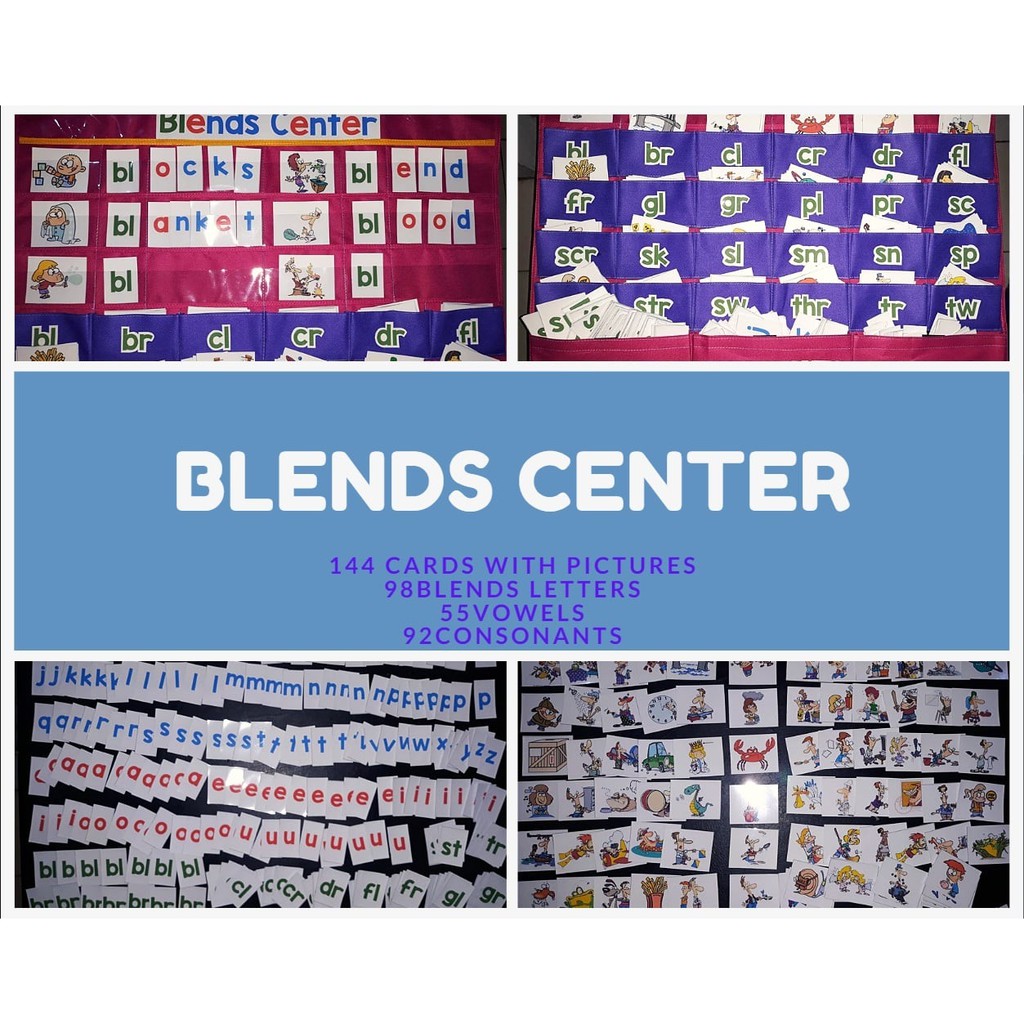 Consonant Blend Pocket chart | Shopee Philippines