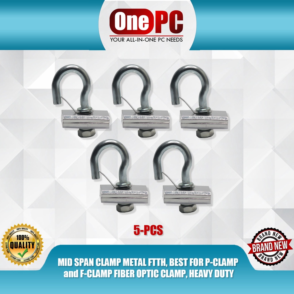 MID SPAN CLAMP METAL FTTH, BEST FOR P-CLAMP and F-CLAMP FIBER OPTIC ...