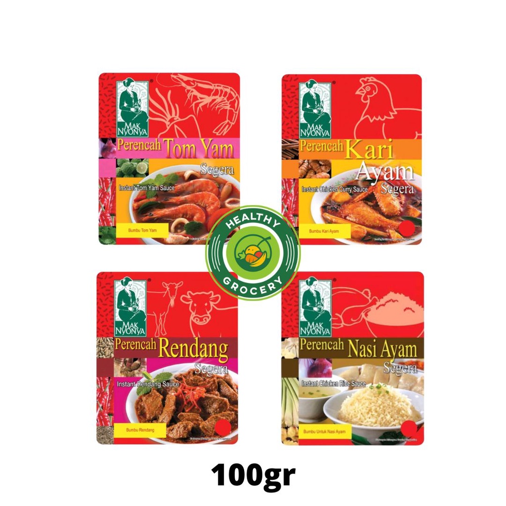 Mak Nyonya Chicken Curry Seasoning Chicken Rice/ Rendang/ Tom Yum ...