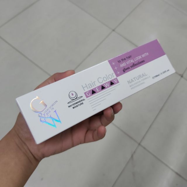 Gw hair color cream 100ml | Shopee Philippines