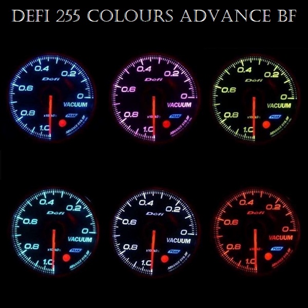 Defi 255 Colours Advance BF Smart Digital Meter Gauge with sensor Water ...