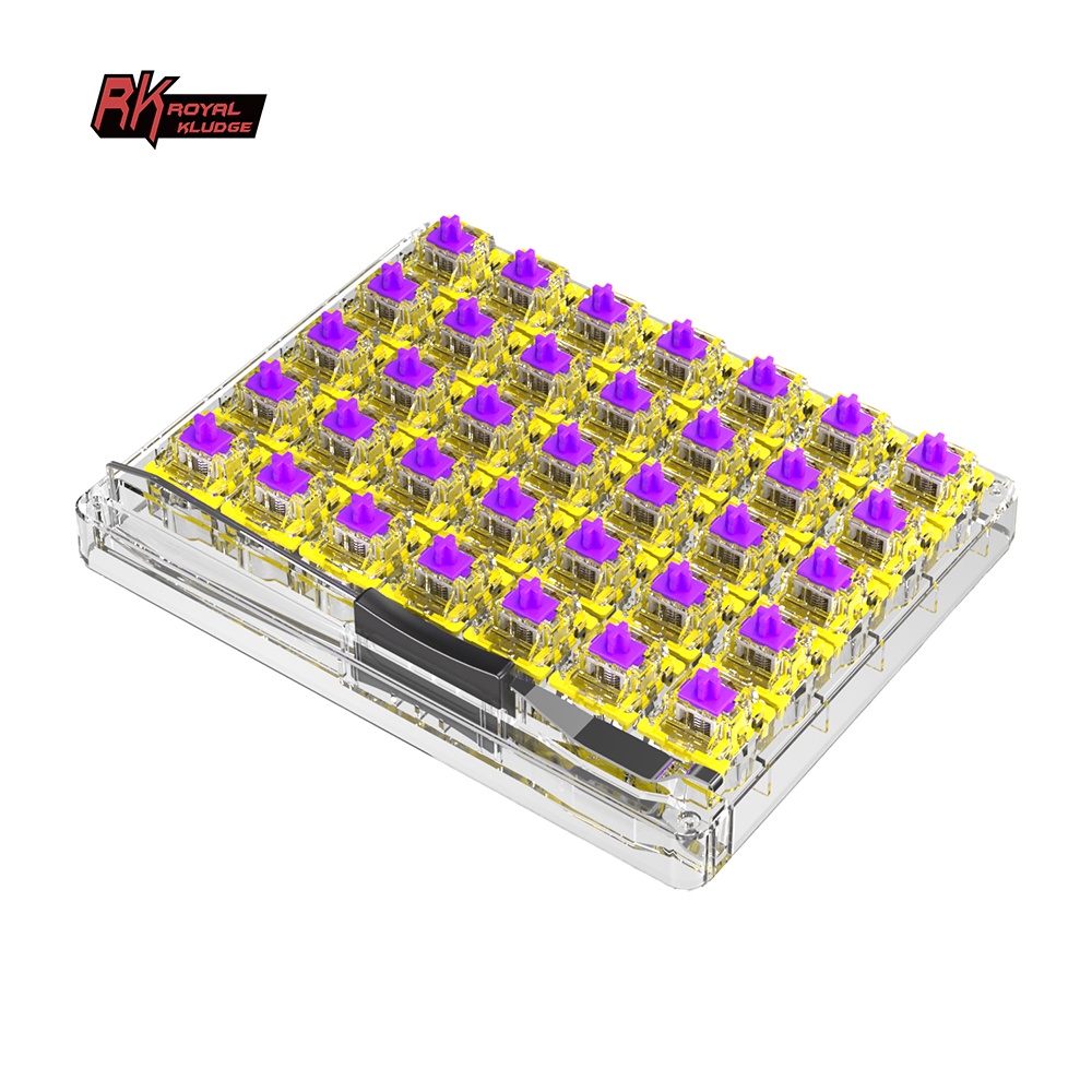 RK ROYAL KLUDGE Mechanical Keyboard Switch 3 Pin Clicky Linear Tactile ...