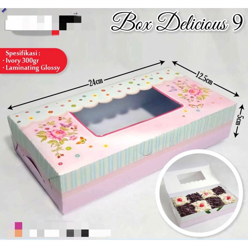 Cake box mini bolu box snack hamper box | Shopee Philippines