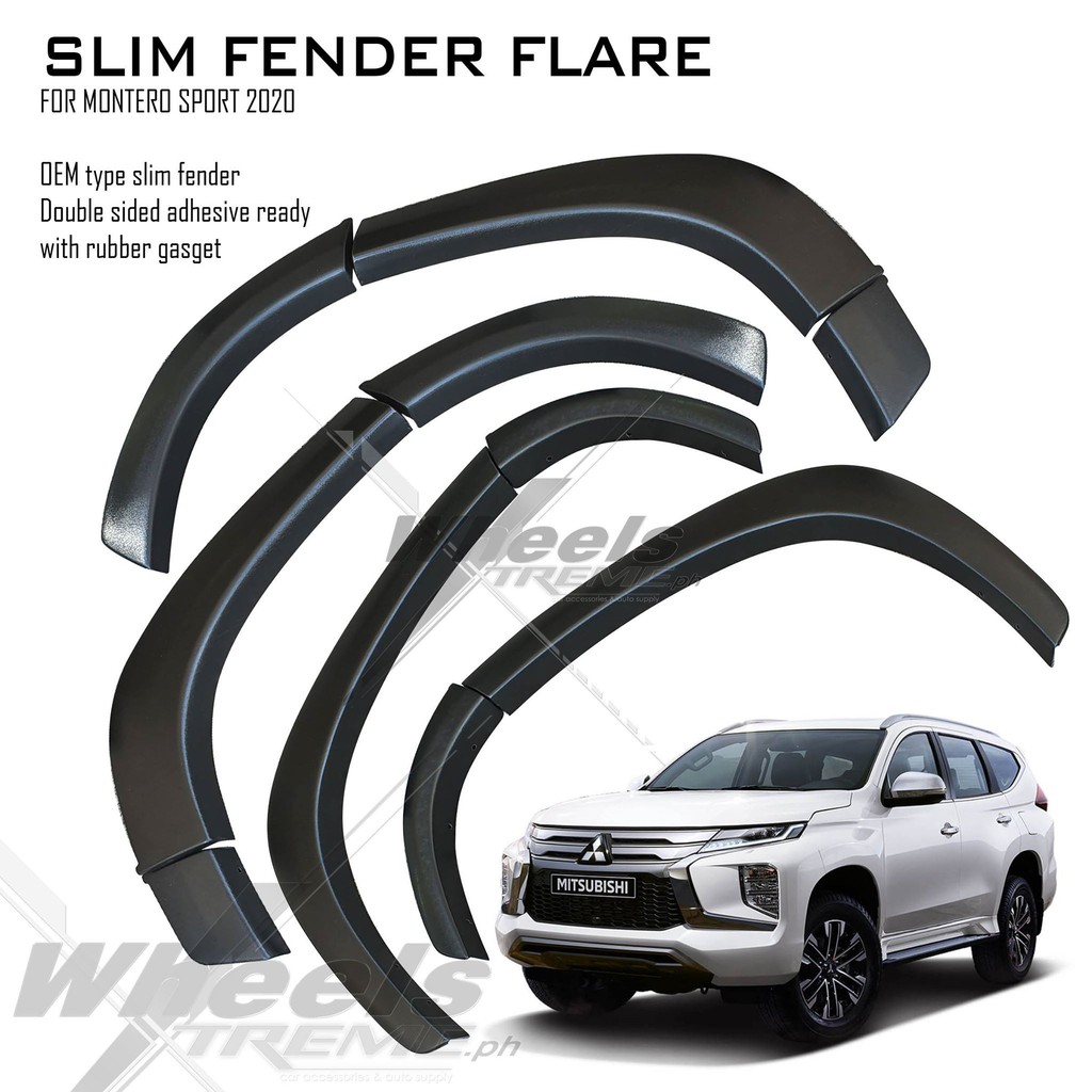 Montero 2020-2025 Slim Fender Flare Thailand Made Slim Type Designed ...