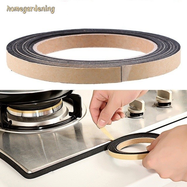 2m Self-adhesive Seal Strip Kitchen Door Window Gas Stove Sink Basin ...