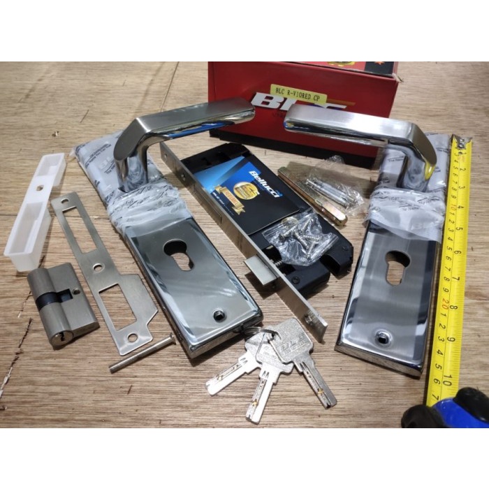 CHY Gem - Large Door Lock Set BELLUCCI VIORED BELLUCI Handle + Body 3 ...