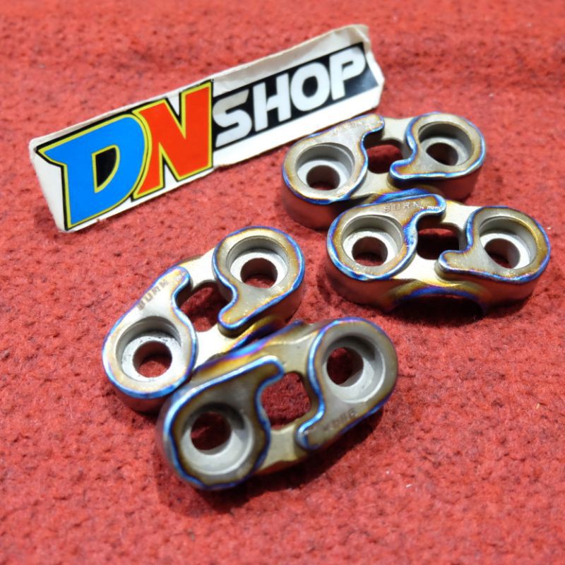 Mufac pcx nmax titanium Handlebar Clamps original thailand | Shopee ...