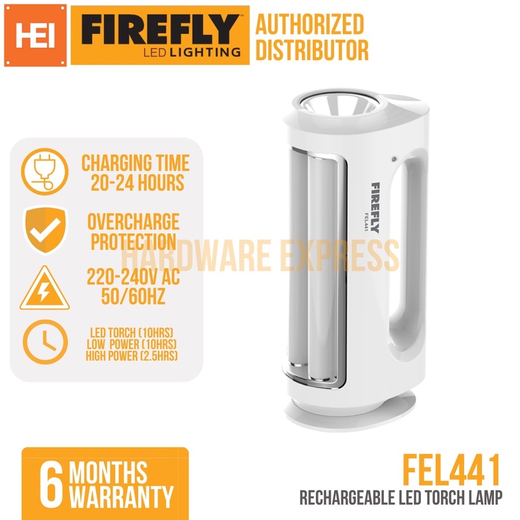 FIREFLY FEL441 Rechargeable LED Torch Light FEL-441 | Shopee Philippines