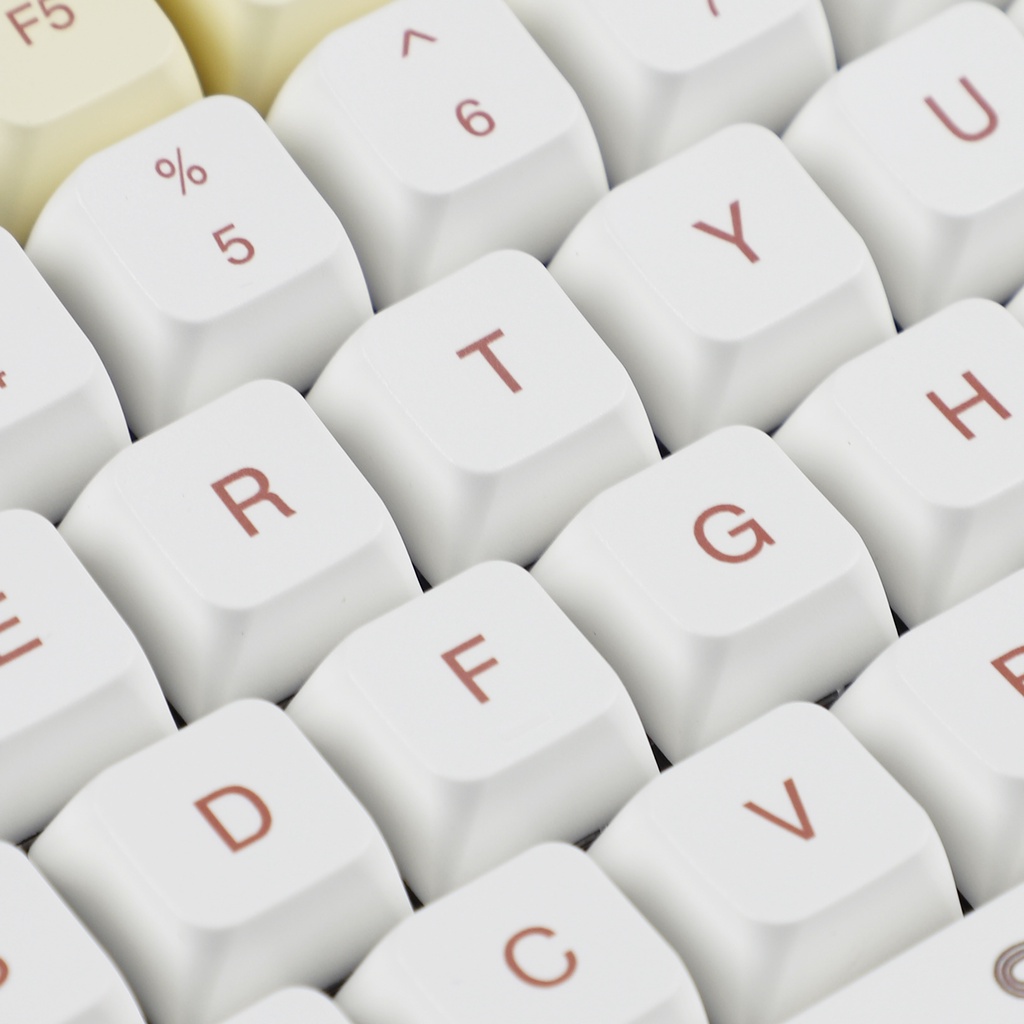 YMDK MDA Peeking Cat Chis Shiba Dog Dye Sub Keycaps Ergonomic Thick PBT ...