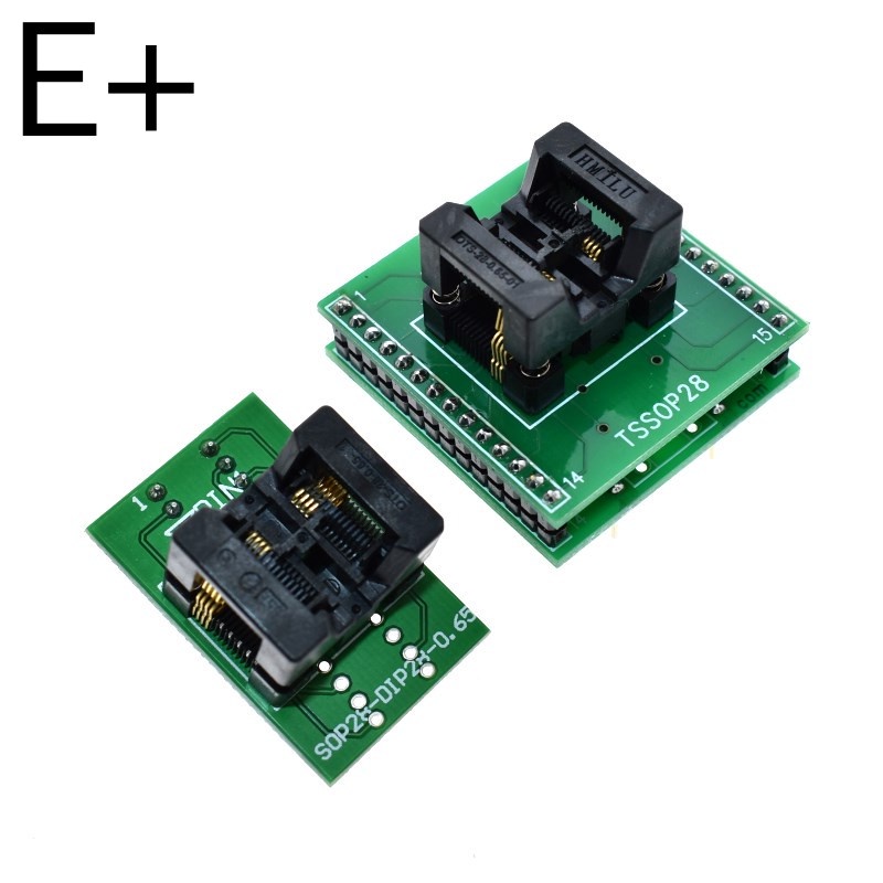 TSSOP8 to DIP28 Adapter TL866A TL866CS programmer adapter SSOP8 to ...