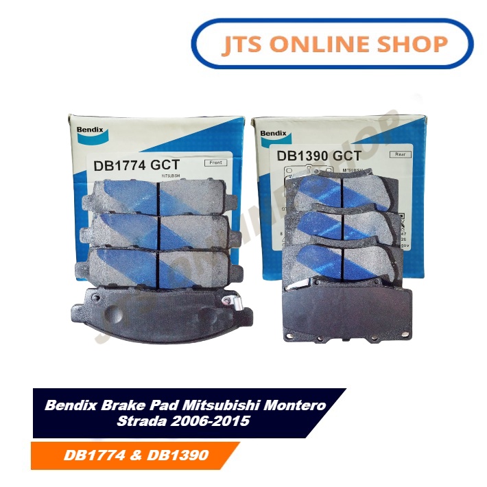 Bendix Brake Pad Mitsubishi Montero Strada 2006-2015 DB1774 DB1390 ...