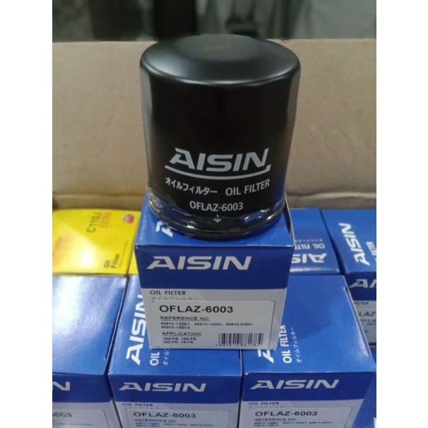 Aisin Oil Filter Toyota Corolla OFLAZ-6003, 4AF, RAV4, ALTIS, VIOS ALL ...