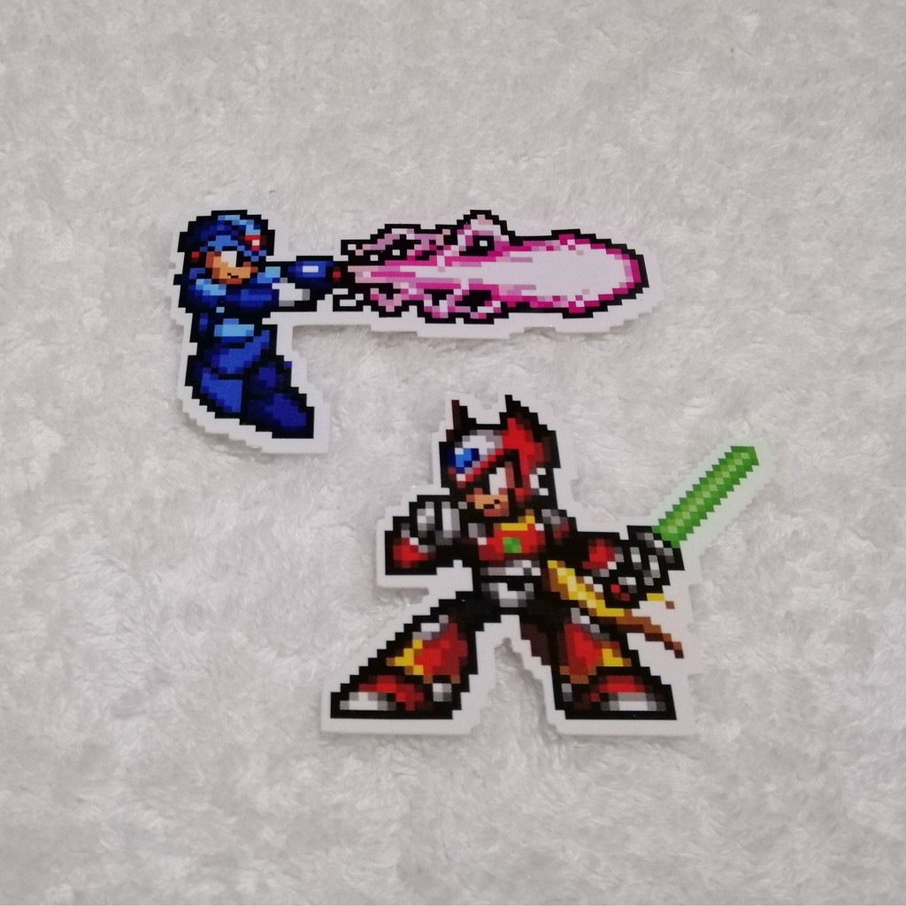 Pixel Megaman X & Zero Stickers | Shopee Philippines
