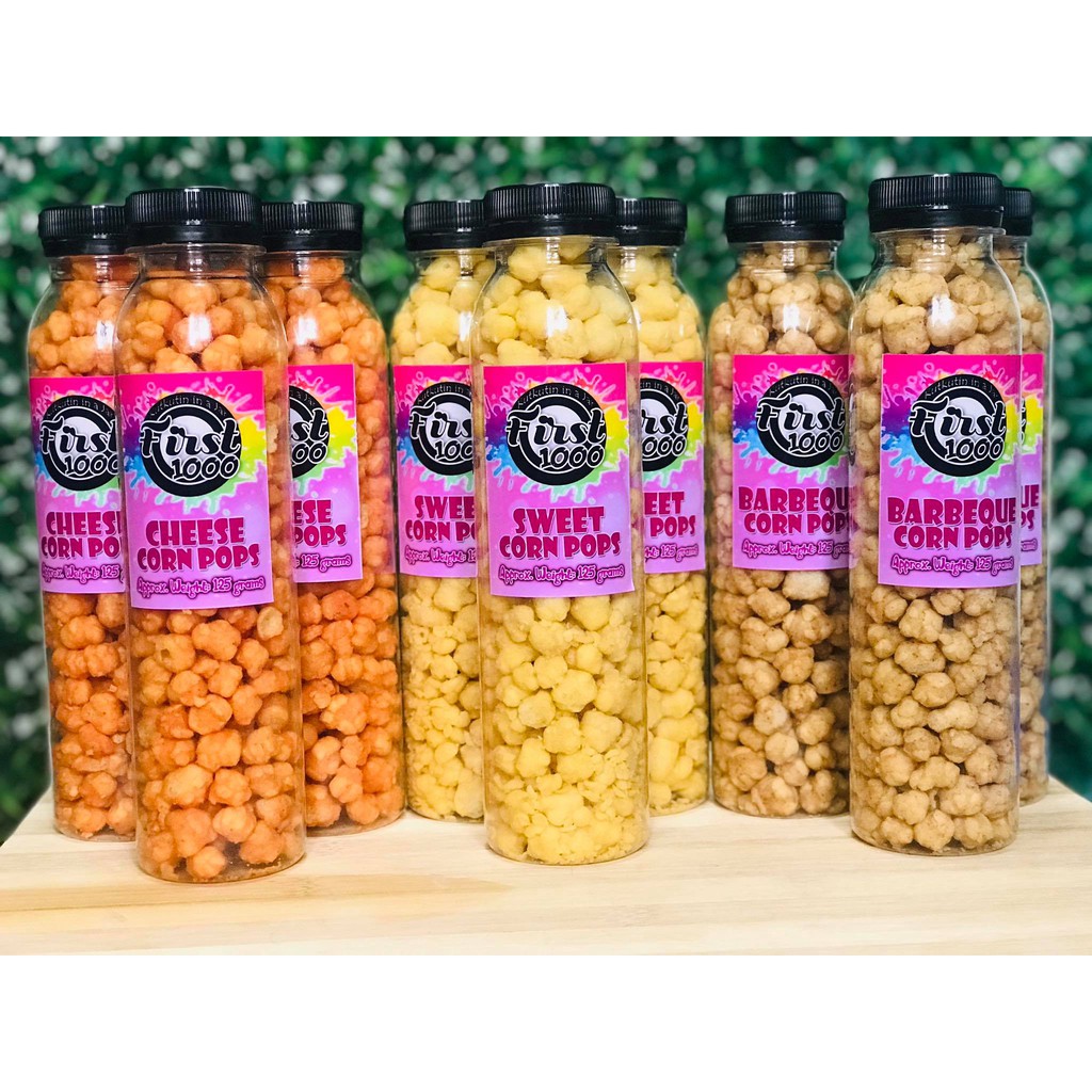 CORN POPS: Sweet, Cheese, Barbeque Kutkutin in a Jar by First1000 ...