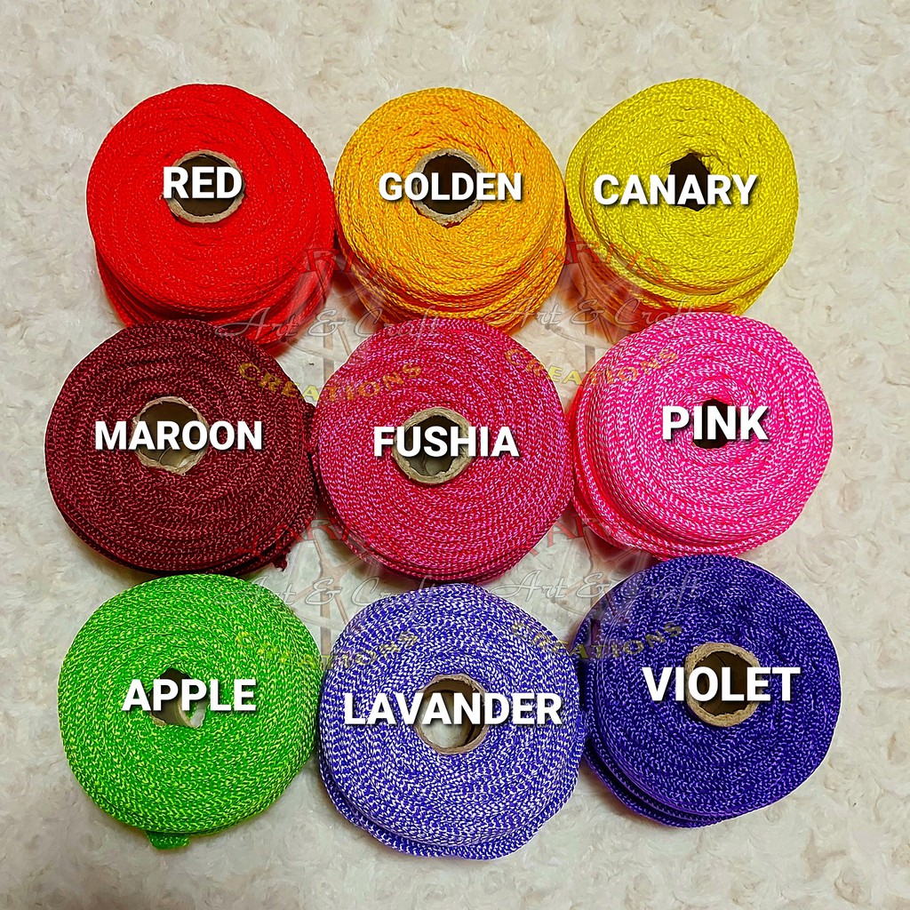 CORDS - MEDIUM CORDS 4.0mm -(36 YARDS) -2ND POSTING | Shopee Philippines