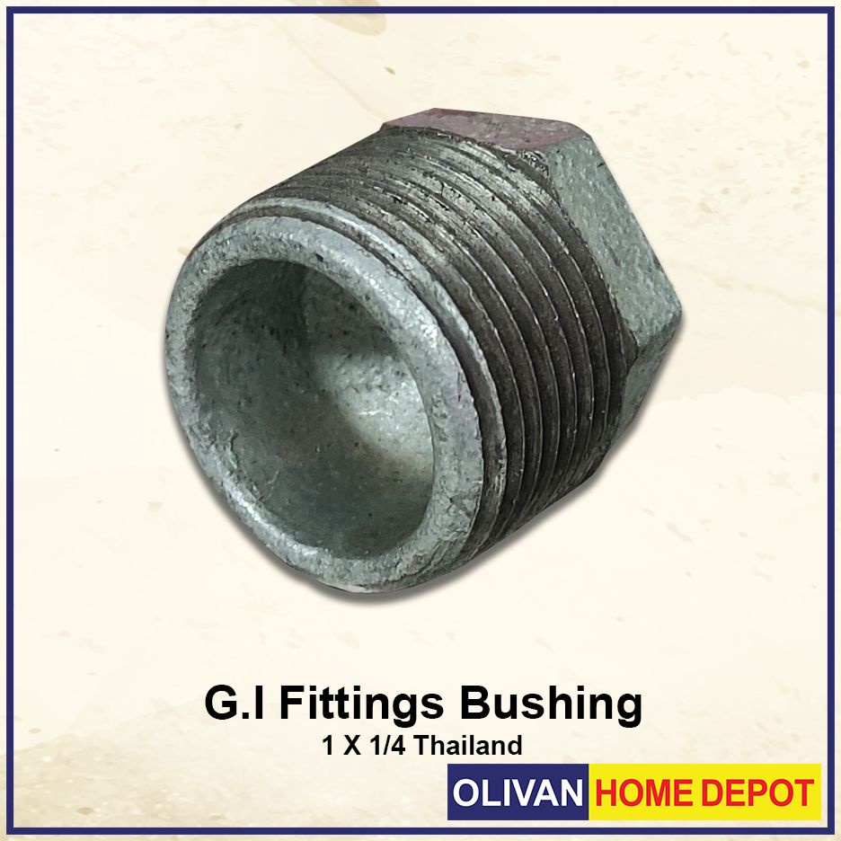 GI(Galvanized Iron) Thailand Pipe Fittings Bushings 1/2", 3/4", 1", 1-1 ...